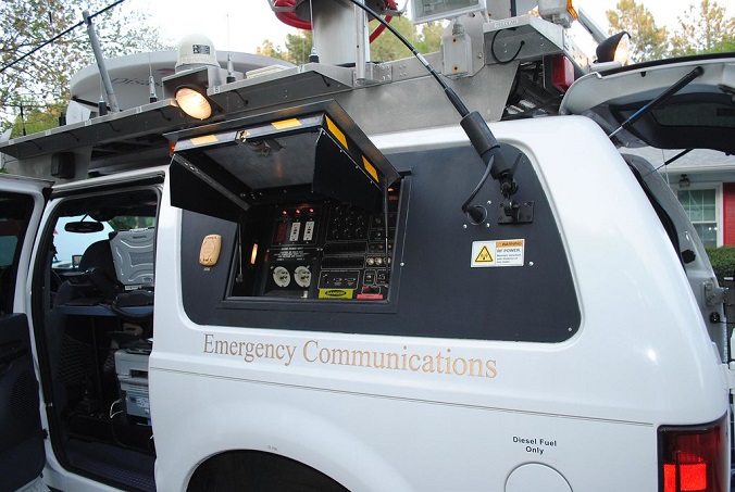 What is the use of emergency communication vehicles at disaster sites ...